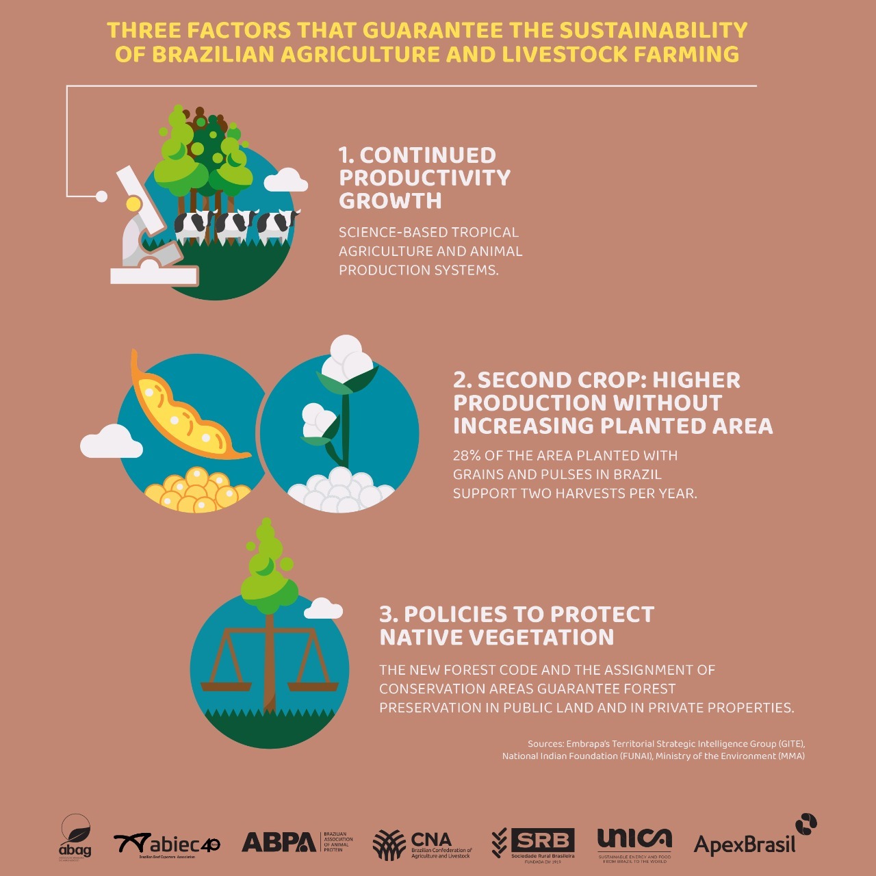 Three factors that guarantee the sustainability of Brazilian agriculture and livestock farming ...